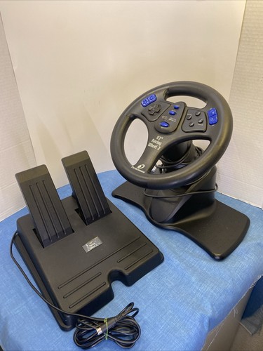 Performance V3 FX Racing Wheel 2 Playstation 1 & 2 Tilt Steering Wheel ...