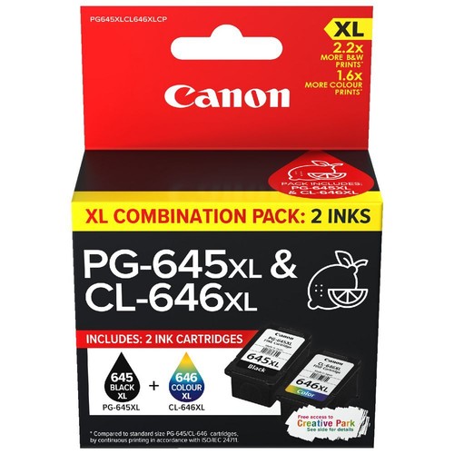 Canon PG645XL CL646XL Genuine Ink MG2560 MG2460 MG2960 MG2965 MG3060 ...