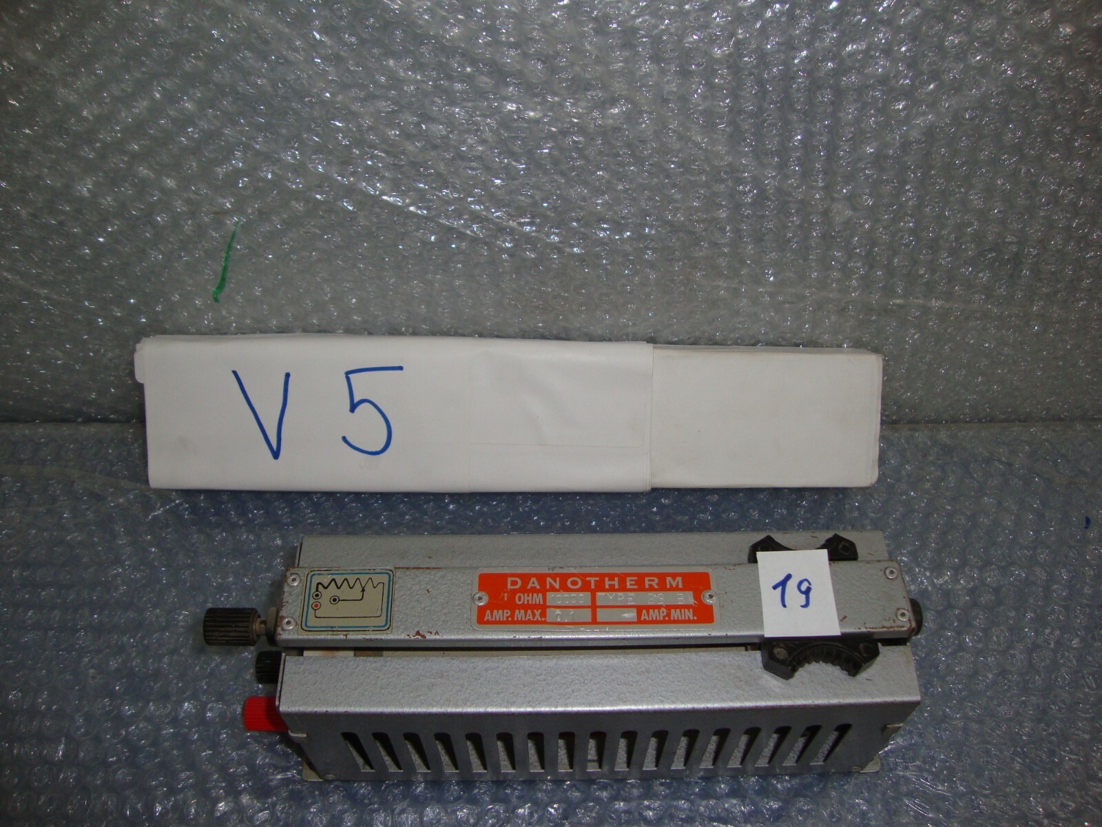 Danotherm vintage rheostat 23 B 10000 Ohm 0.1 AMP slide rheostats | eBay