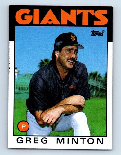 1986 Topps Greg Minton San Francisco Giants #310 | eBay