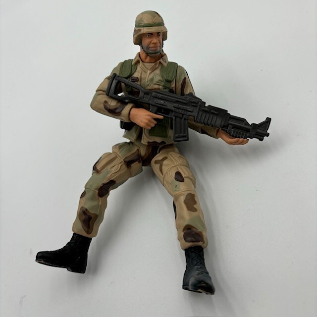 Vtg Lot of 7 - 6" 1998 Grand Toys International GTI Army Soldier Action ...