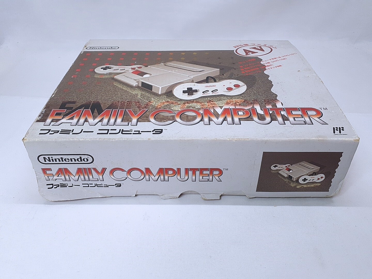 Nintendo AV Famicom Box Console +Super Mario 1,2,3 set New Famicom NTSC ...