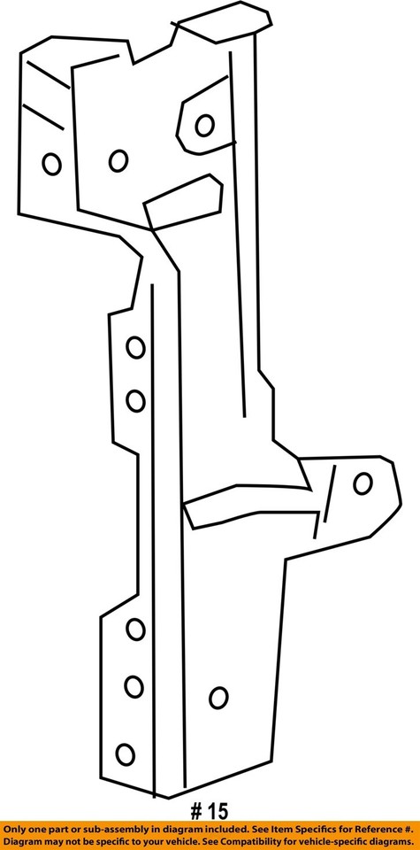 GM OEM 19-23 Sierra 1500 Radiator Support-H'lamp Bracket 84464089 | eBay