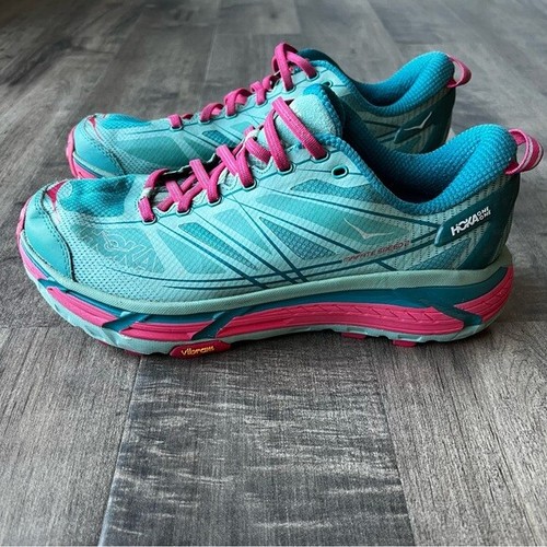 Hoka One One Womens Mafate Speed 2 1012345 CGSL Blue Running ShoesSize ...
