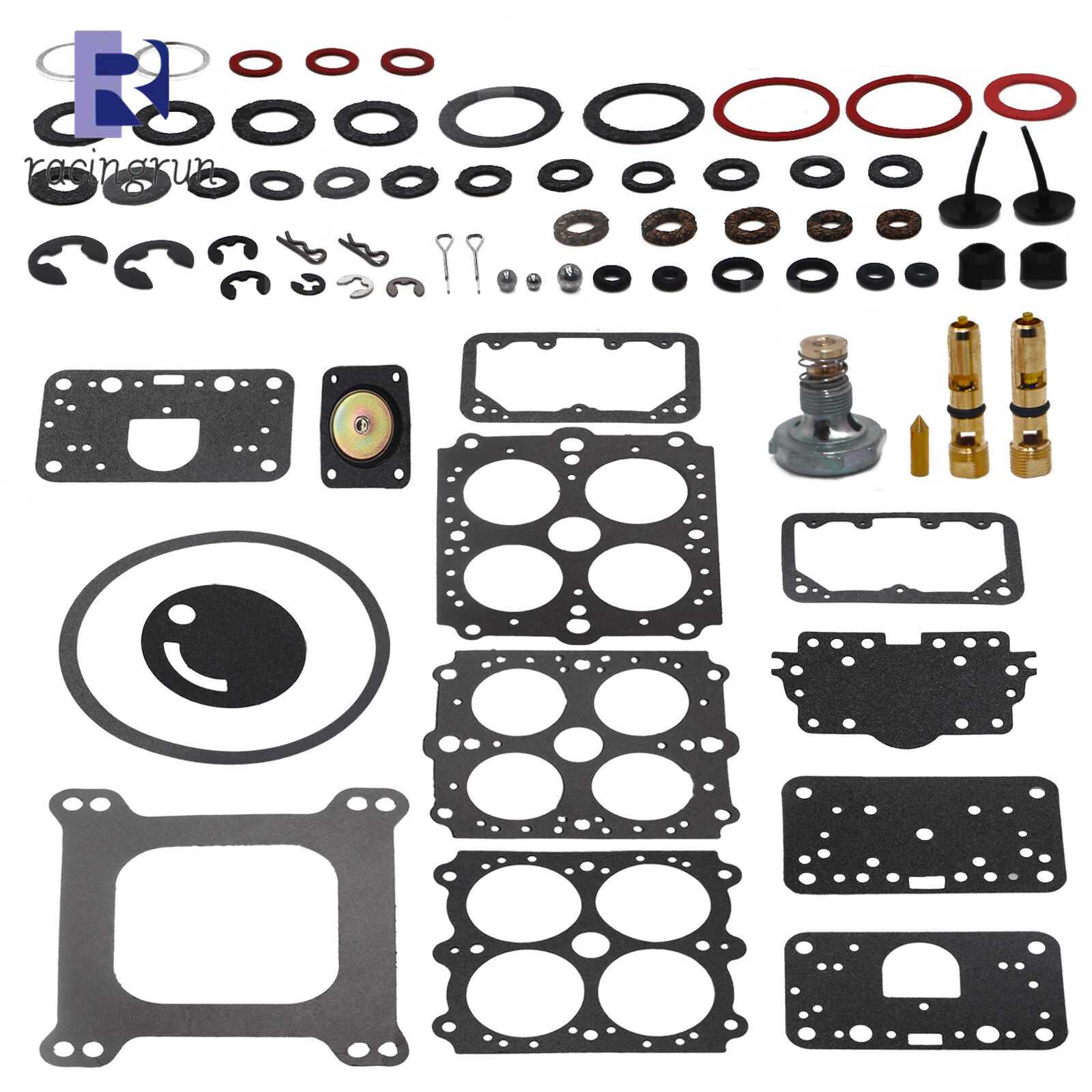 Rebuild Kit Fit Holley 4160 Carburetor 1850, 3310, 6619, 6909, 8007 ...