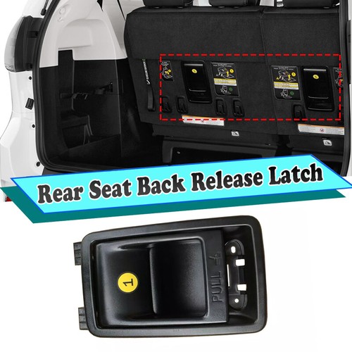 Folding Rear Seat Back Release Latch Handle Black For Toyota Sienna ...