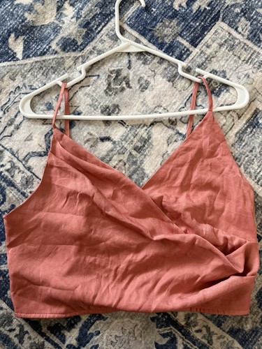 Women’s Size Large Gorgeous Shein Orange/Peach Colored Crop Top And ...