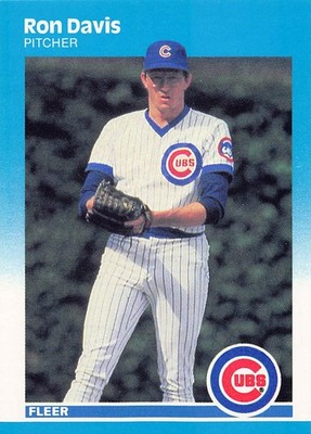 Ron Davis 1987 Fleer 558 Chicago Cubs BASEBALL Card | eBay