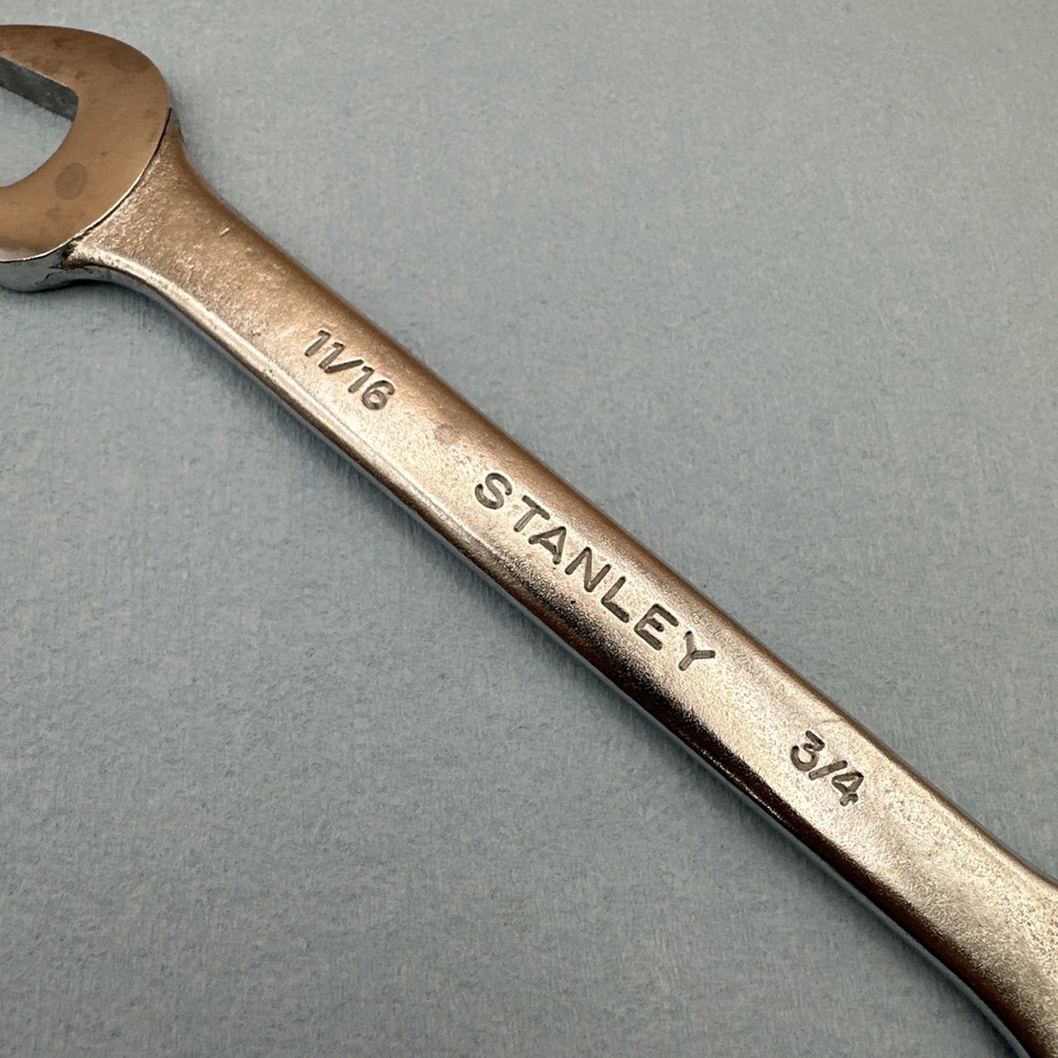 Stanley USA - 11/16” X 3/4” Double Open Wrench 86-808 - Excellent ...