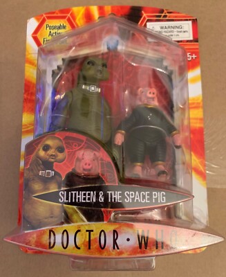 Doctor Who Series 1 Slitheen & The Space Pig Action Figure 2004 NEW in ...