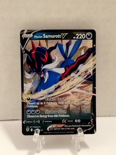 Hisuian Samurott V 101/189 Pokemon Astral Radiance NM | eBay