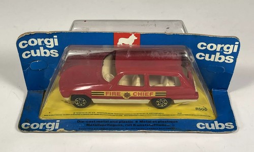 Corgi Cubs Fire Chief Wagon R505 1976 In Sealed Cube Box Card | eBay