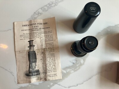 Antique Hensoldt 1920s Tami expedition pocket microscope | eBay