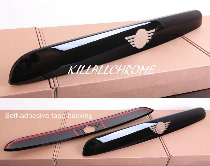 Fits MINI F56 LCI Gloss Black Boot Handle Cover Gen 3 Cooper S JCW F55 ...
