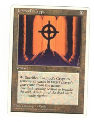 MTG 4X ** TORMOD'S CRYPT ** X4 Magic Chronicles | eBay