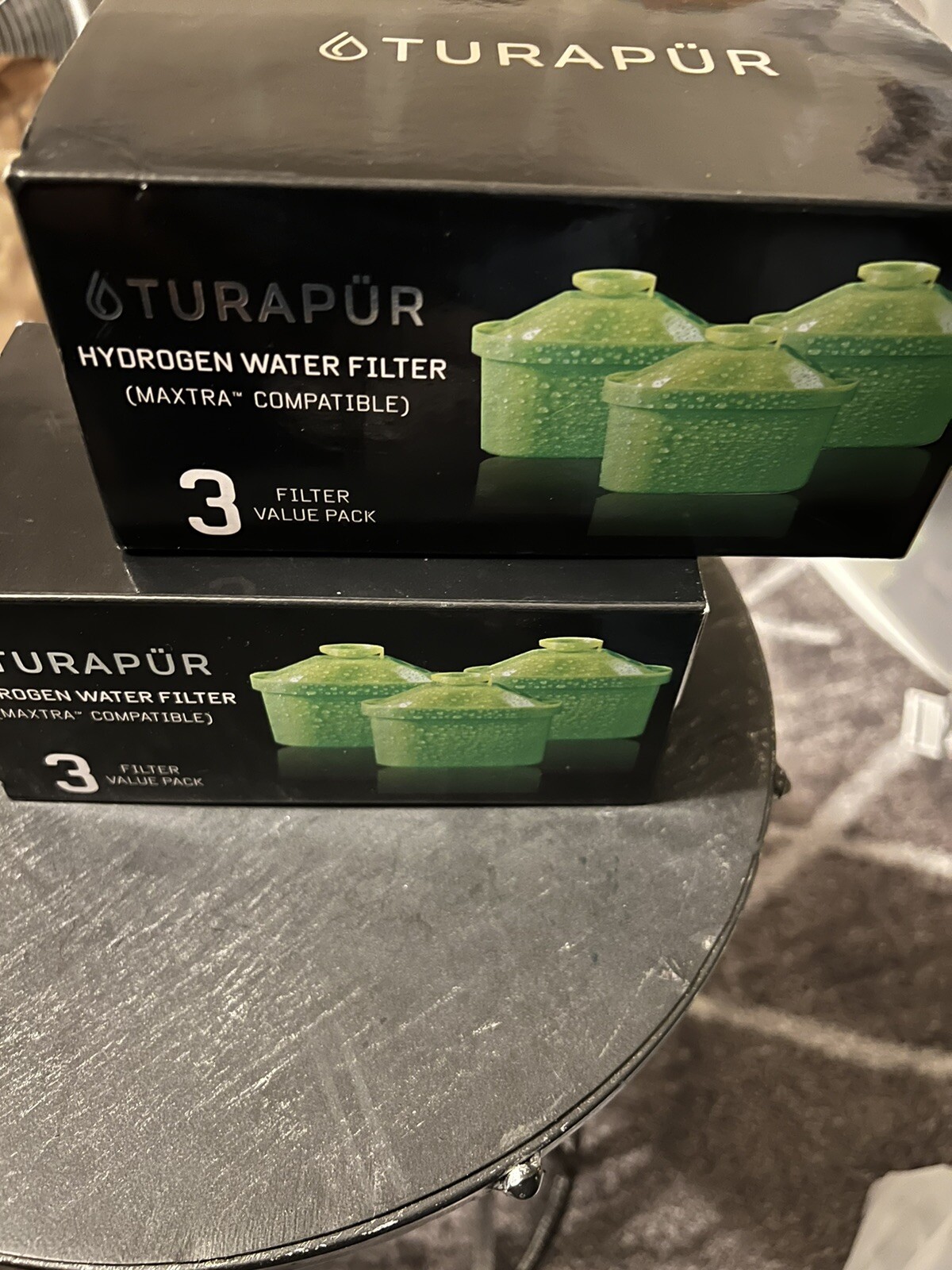 TURAPUR Hydrogen Water Filter Maxtra Compatible Pack of 3 Filters - Two ...
