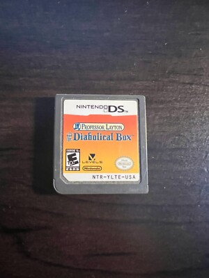 Professor Layton and the Diabolical Box (Nintendo DS, 2009, cartridge ...