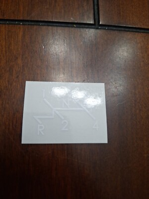 vintage VW Volkswagen bug bus Ghia Dashboard Ash Tray Shifter Pattern ...