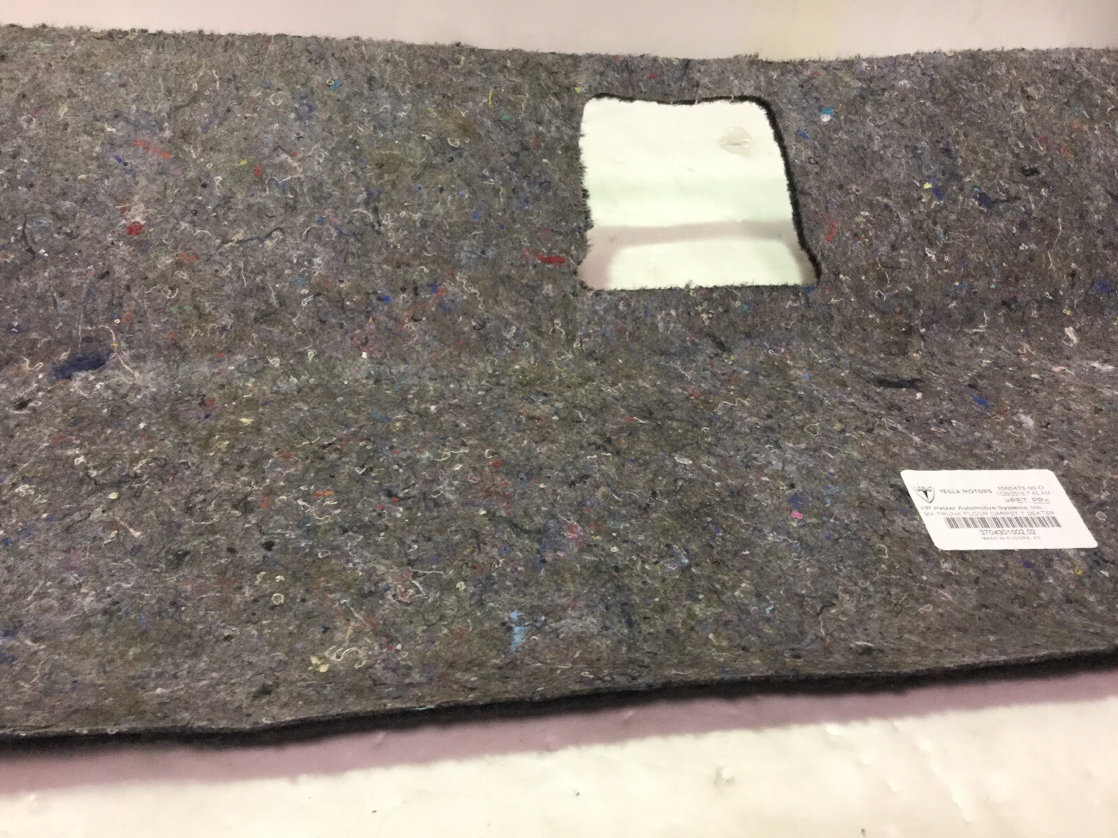 2016 2017 2018 2019 2020 Tesla Model X Trunk Floor Carpet 7-Seater ...