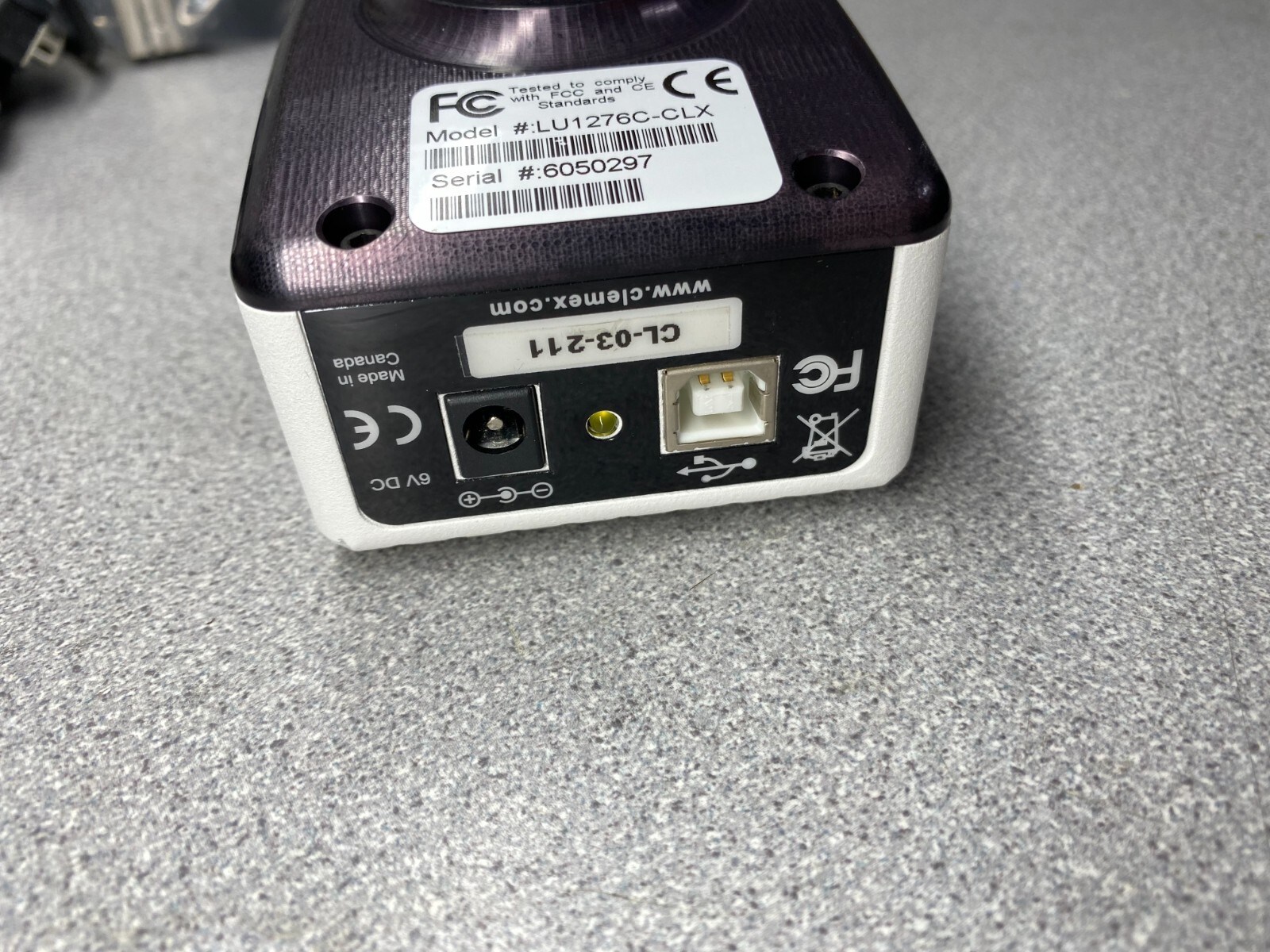 Clemex LU1276C-CLX Microscope Camera | eBay