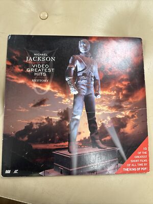 Laserdisc Michael Jackson Video Greatest Hits History NTSC Digital ...