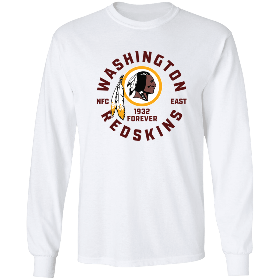 Men's Washington REDSKINS HTTR W Save the Name Long Sleeve T-Shirt ...