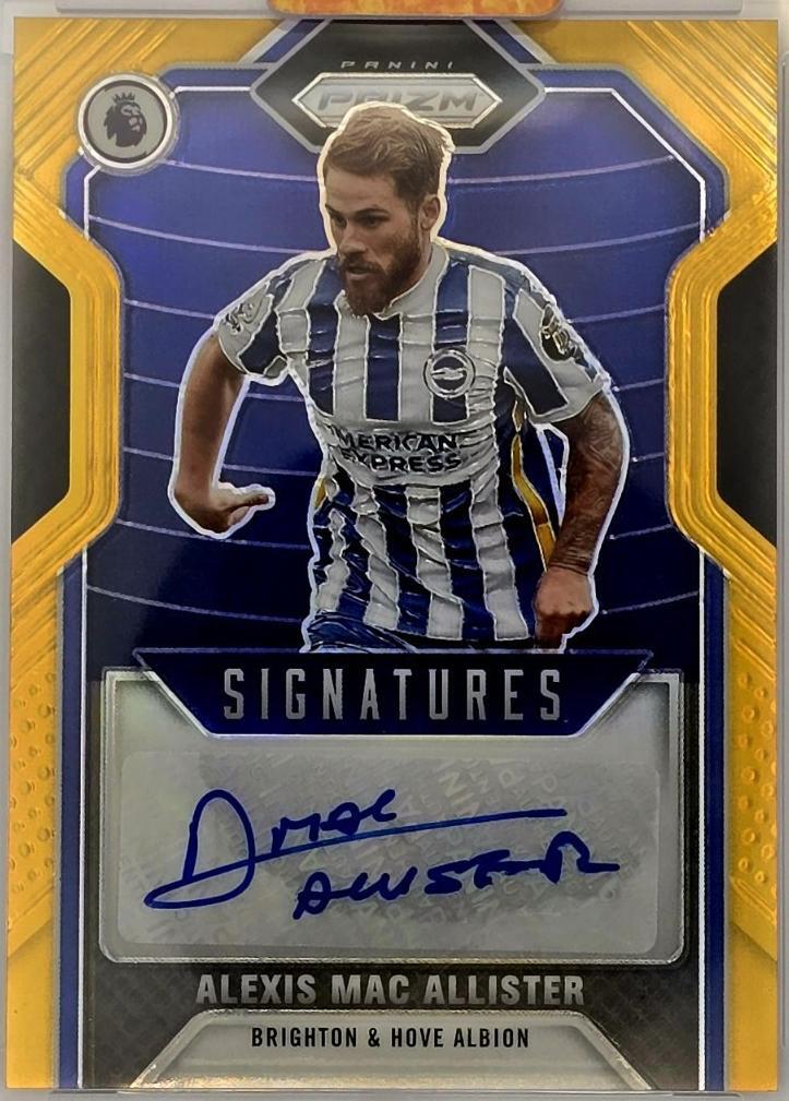 2021-22 Panini Prizm Premier League - Signatures Alexis Mac Allister #S ...