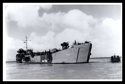 Photo USS LST-244 c1943 | eBay