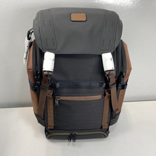TUMI Alpha Bravo Expedition Flap Backpack Black Onyx 883509201372| eBay