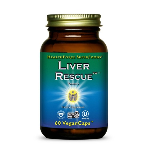 Healthforce Superfoods Liver Rescue - 60 Vegancaps - All-natural Liver ...