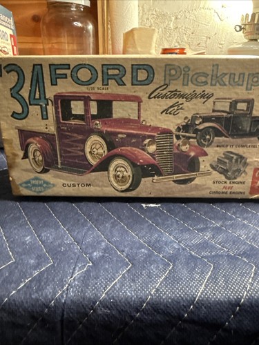 Vintage AMT-‘34 Ford Pickup 1:25 Scale Model Kit-open Box | eBay