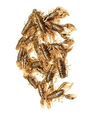 New (Qty 20) 1" Micro Craw Scented Finesse Drop Shot Crappie JIG ...