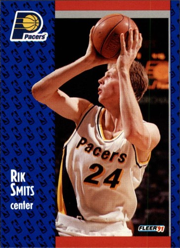 1991-92 FLEER Basketball - NM Trading Card #86 🏀 RIK SMITS, Indiana ...