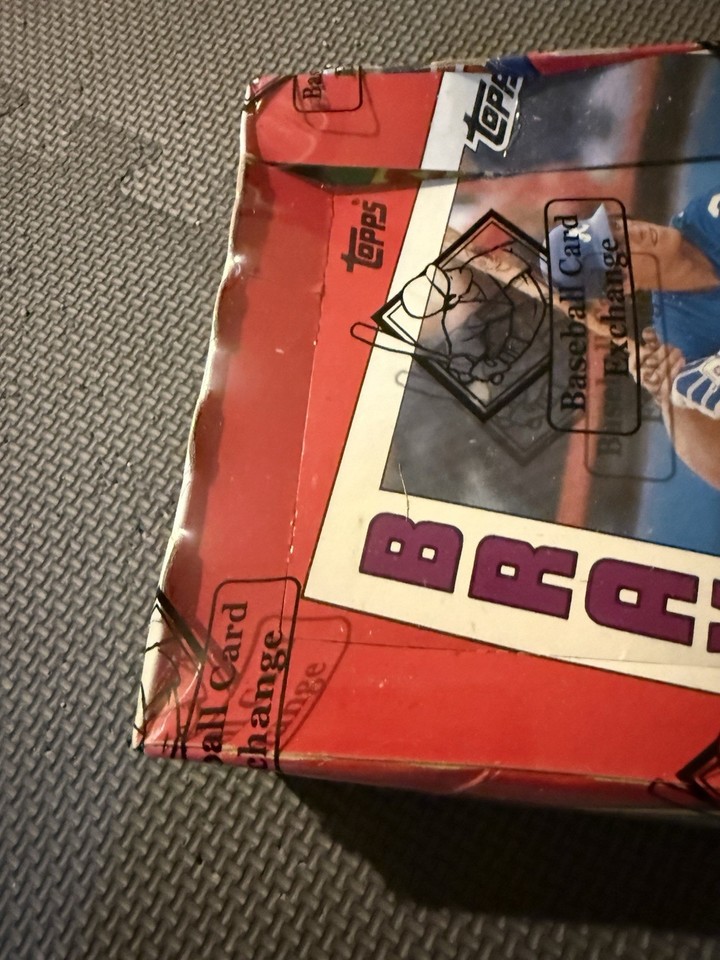 1984 Topps SUPER Baseball Wax Box Unopened BBCE Authenticated Wrapped ...