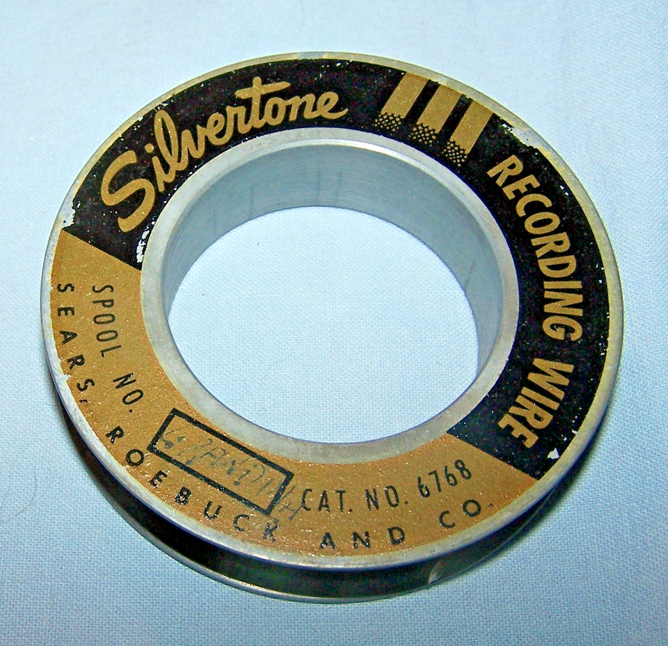 Sears Roebuck Silvertone Recording Wire Armour Standard Stainless Steel ...