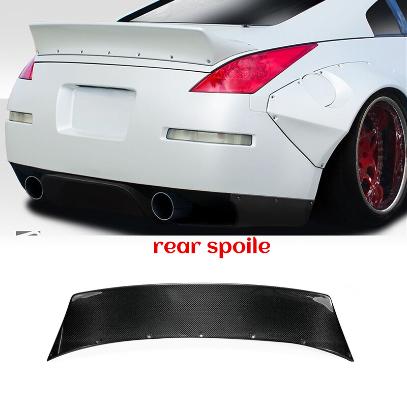 350z Blitz Spoiler Nissan 350Z Wing, Rear Wing, Rear Spoiler, Boot