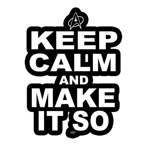 2 x Large Car Stickers - keep calm and make it so Decal Bumper Laptop ...