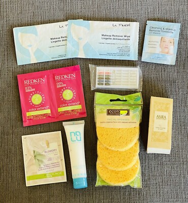 Lot of 10, Beauty Samples Travel Size, Skin & Haircare, NEW | eBay