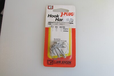 Drawer #16 Luhr Jensen J-Plug #3 Hook Harness New In Package | eBay