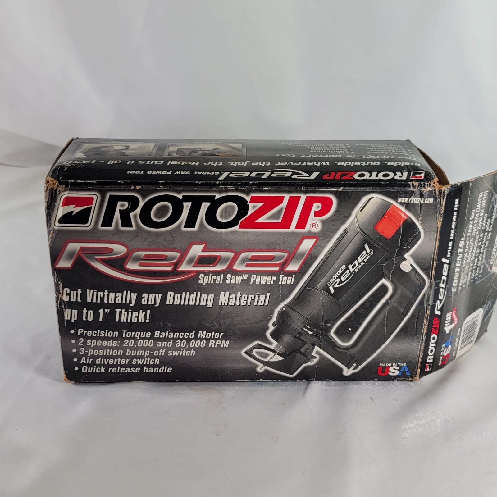 ROTOZip REB01 SPIRAL SAW ROTARY TOOL DRILL ROUTER Rebel | eBay