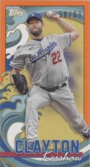 2022 Topps Rip - Mini Clayton Kershaw #MRIP-CK Orange /60 for sale ...