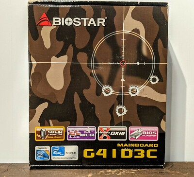AS-IS - UNTESTED - Biostar G41D3C Motherboard | eBay