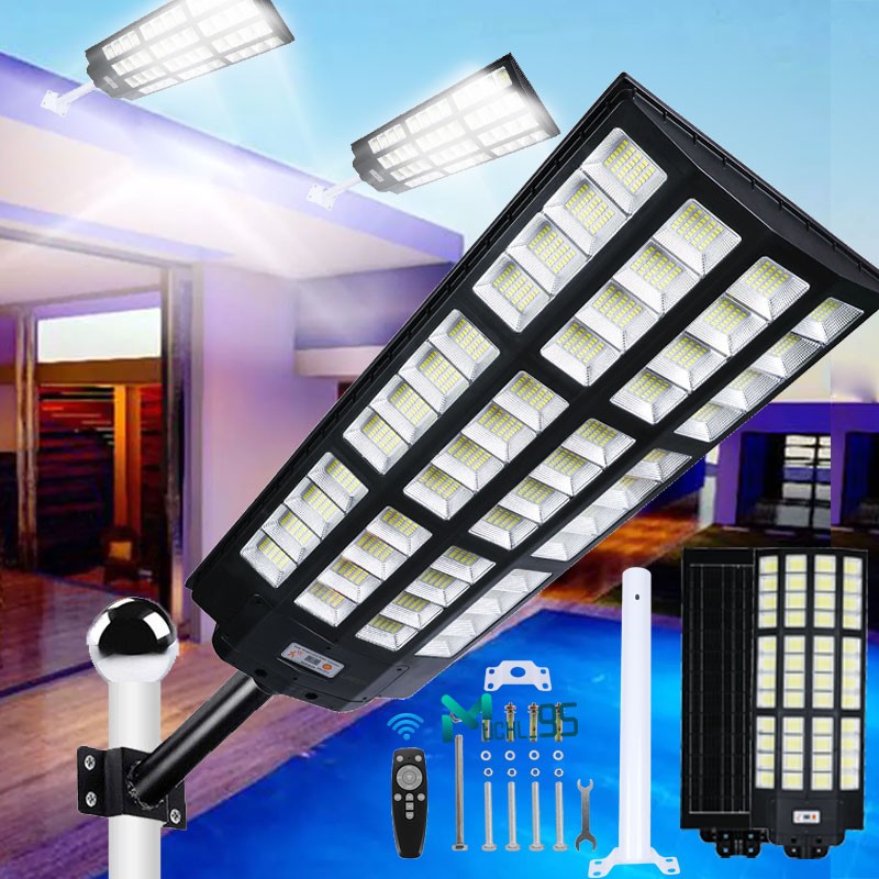 16000W Super Bright Commercial Solar Street Light Outdoor Road Dusk to ...