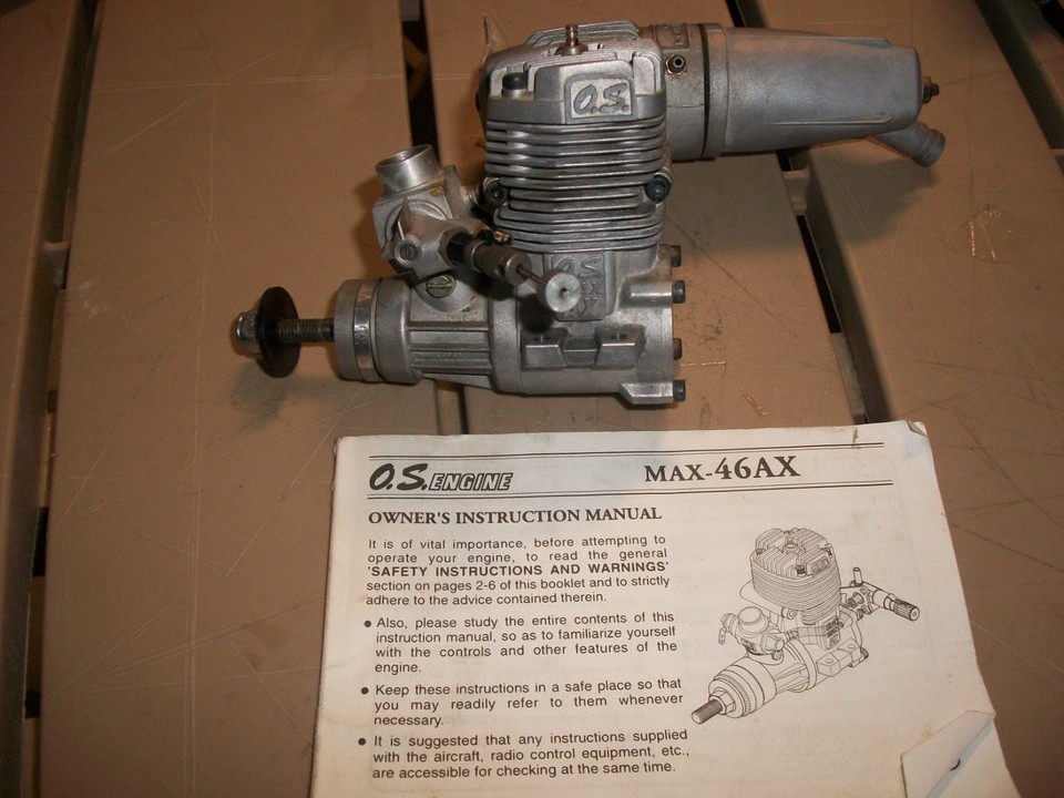 USED O.S. MAX .50 2STROKE ENGINE | eBay