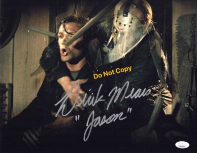 DEREK MEARS signed 11x14 Photo FRIDAY THE 13th 2009 Jason Voorhees JSA ...