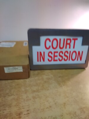 Isolite LPDC-D-WW-UNV-CW Court In Session Aluminum LED Sign 2863018 | eBay