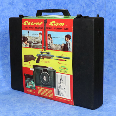 1965 SECRET SAM Spy Attache Case by TOPPER TOYS/DELUXE READING Complete ...