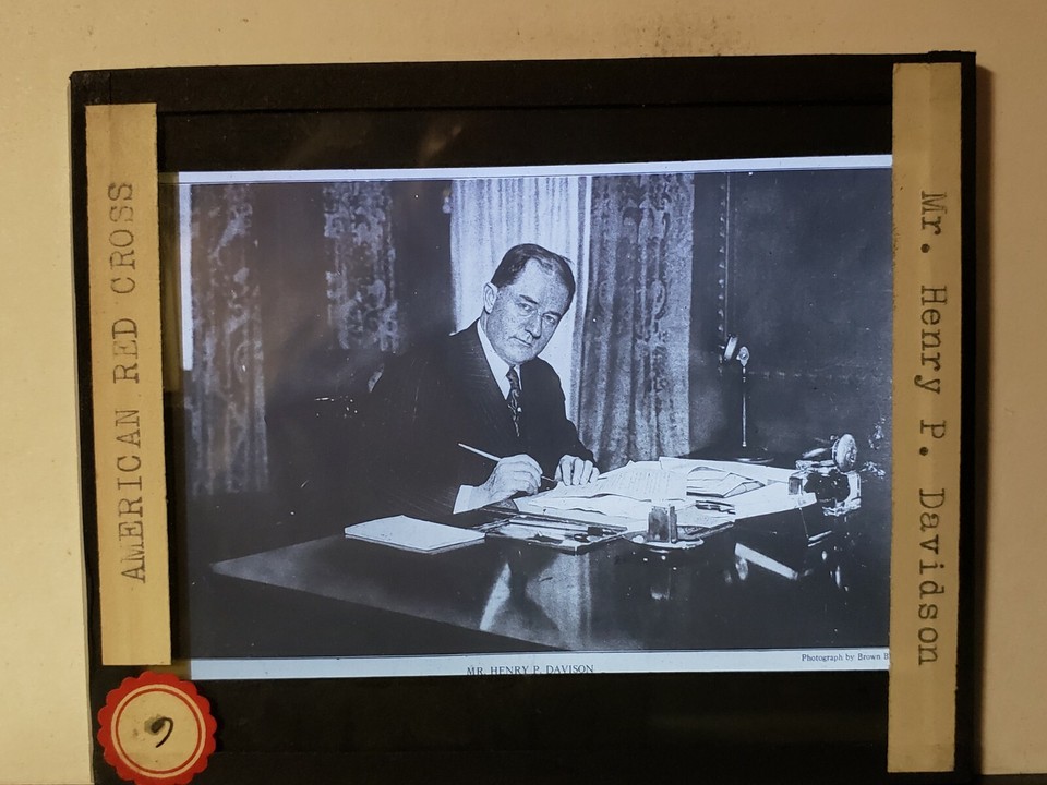 Henry Pomeroy Davison, American Red Cross War Council, Magic Lantern ...