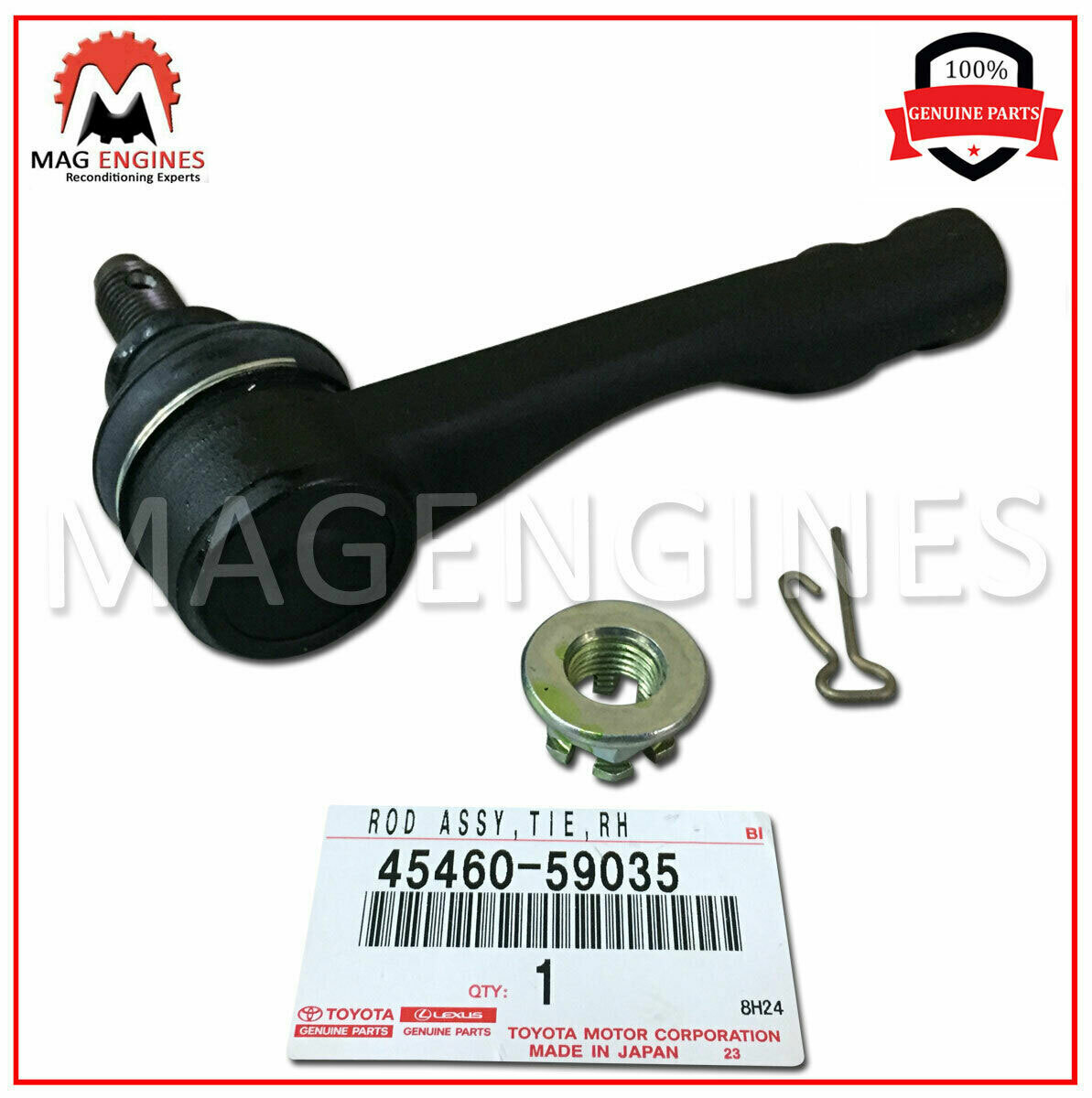 45460-59035 GENUINE OEM TIE ROD END SUB-ASSY, RH 4546059035 | eBay