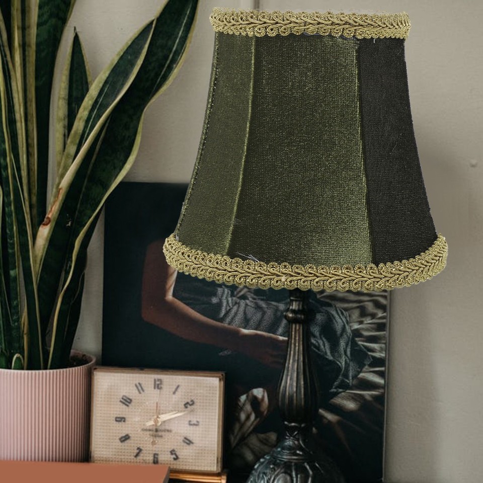 Small Lampshade E14 Base Vintage Wall Light Shade Lamp Cover for Desk ...